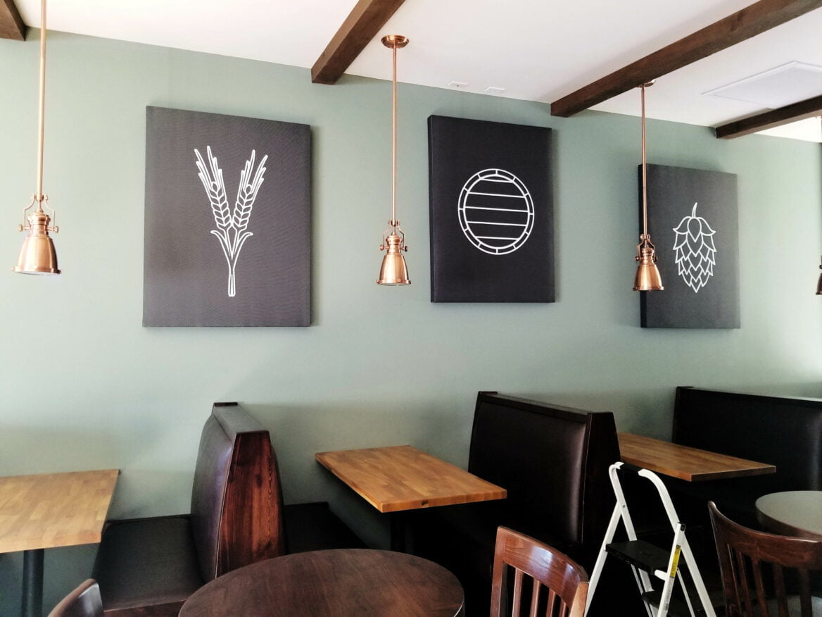 Ceiling Panels (Sotto Restaurant) | LA Sound Panels