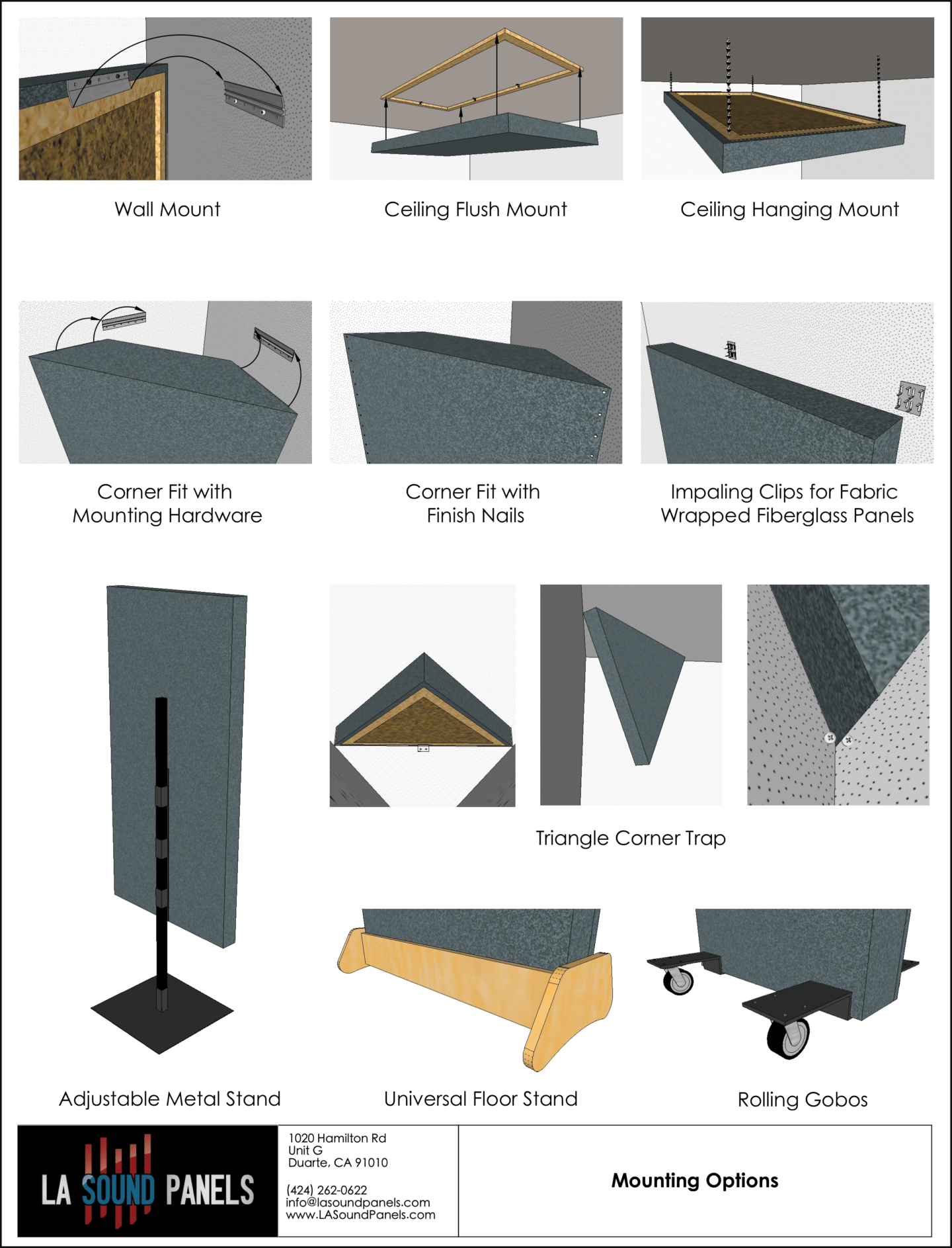 Mounting & Placement | LA Sound Panels
